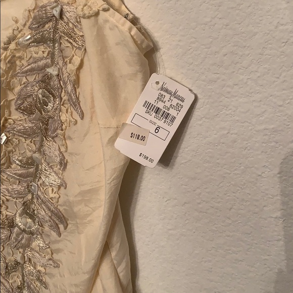 future paradise | Tops | Cream Embellished Tank | Poshmark
